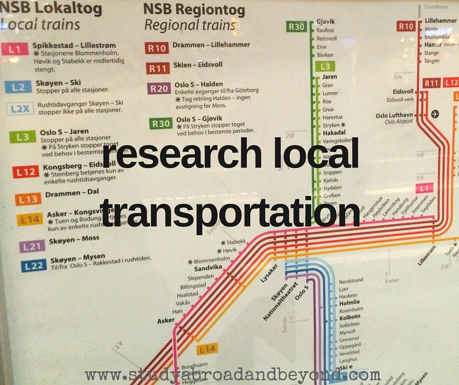 Local Transportation - Study Abroad and Beyond